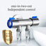 Stainless Steel Angle Valve 2 Way Dual Control Angle Valve 1/2" Multi ...