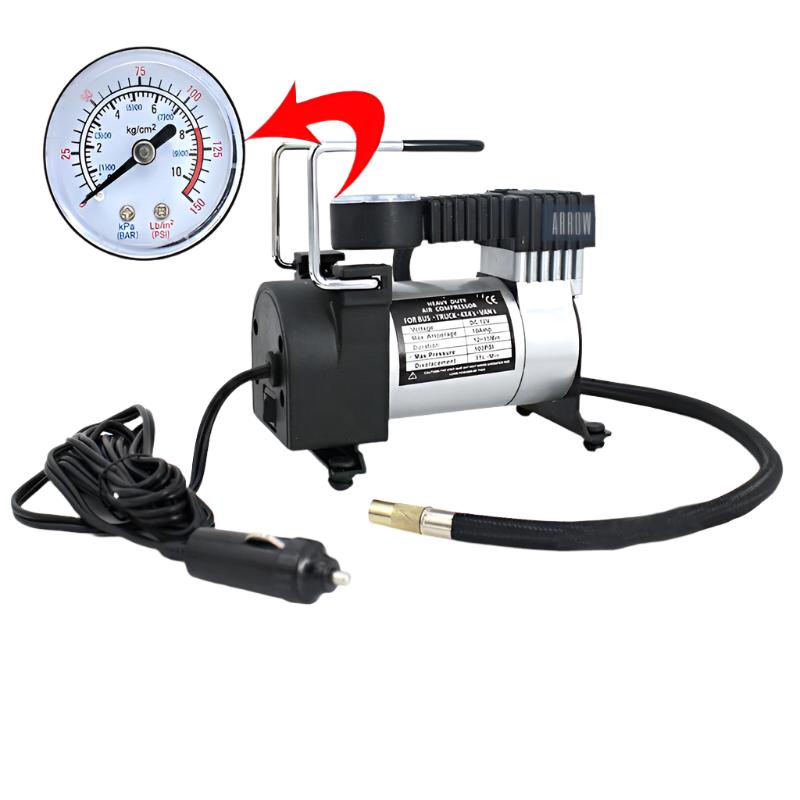 12V Portable Car Electric Inflator Pump Tire Inflator Pump – Arrow Hardware