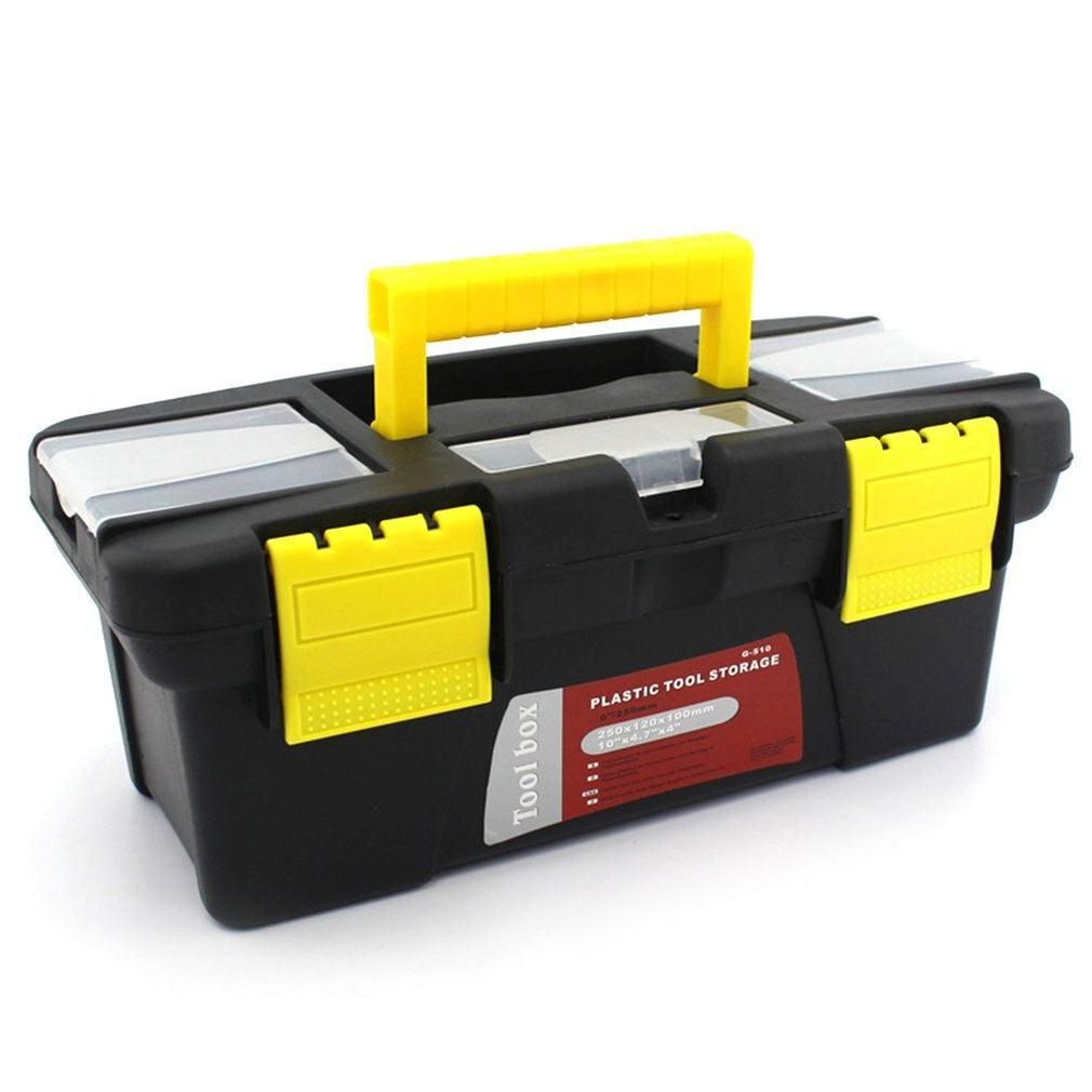 10 Inch Portable Heavy Duty Toolbox Plastic Storage for Hardware/elect ...
