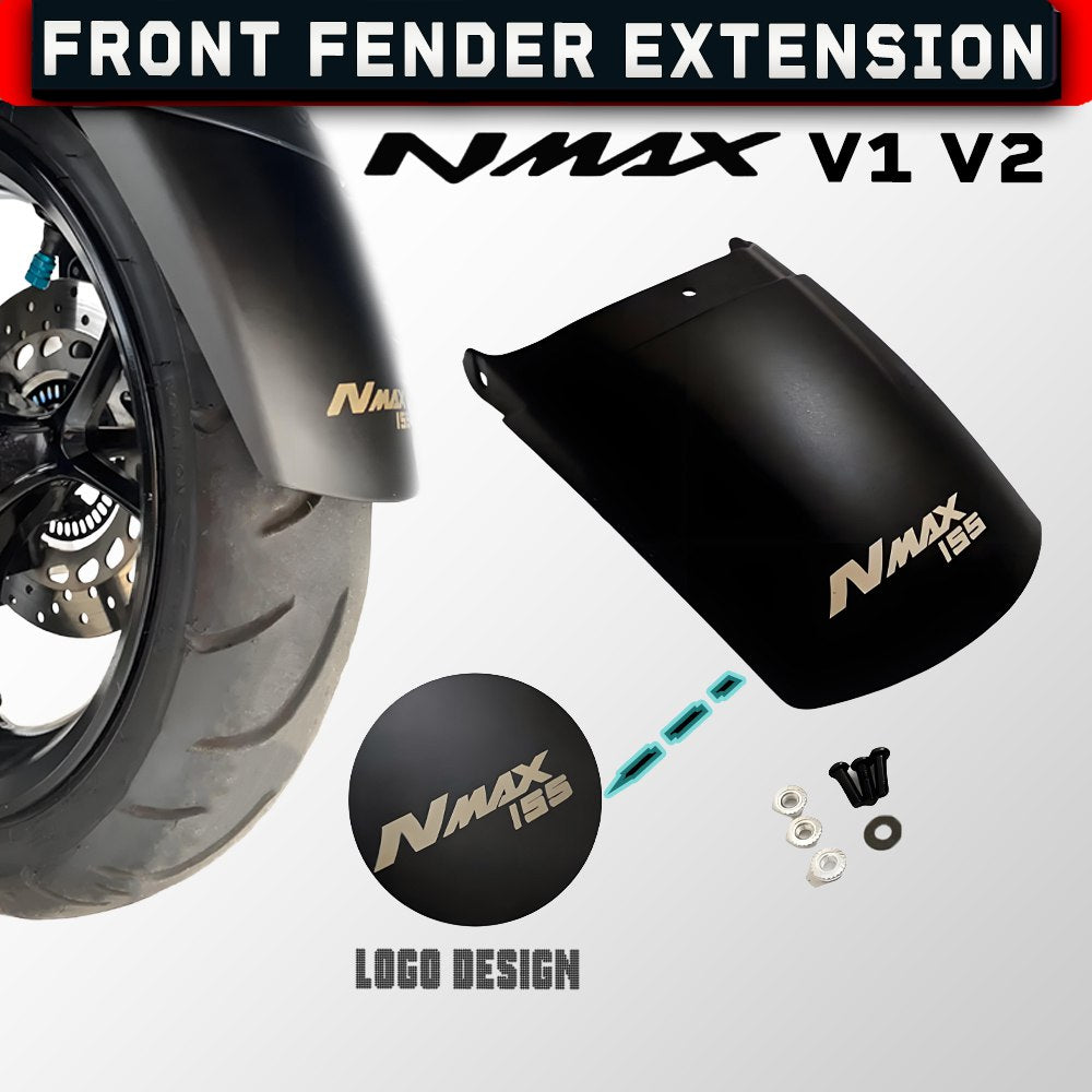 NMAX 155 V1/V2 Front Fender Extension with Mounting Screws – Arrow Hardware