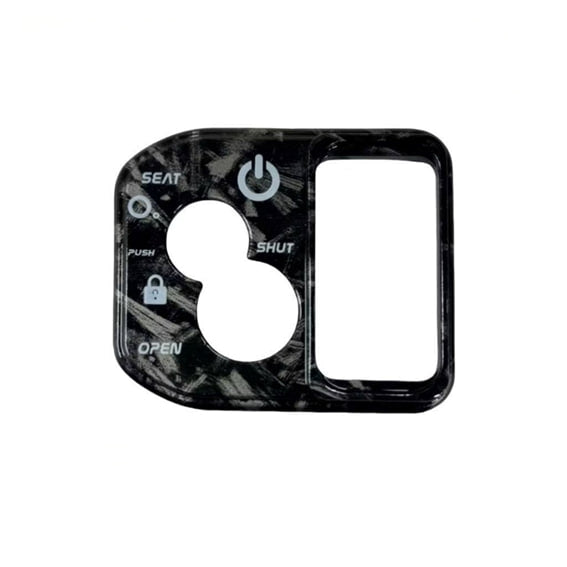 Carbon-Style Ignition Key Cover / Ignition Lock Protection for Click 1 ...