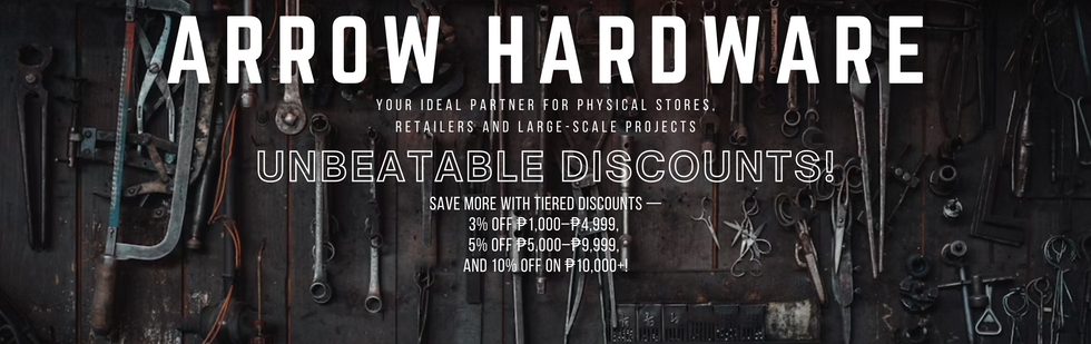 Arrow Hardware | Top-Quality Tools & Hardware Supplies